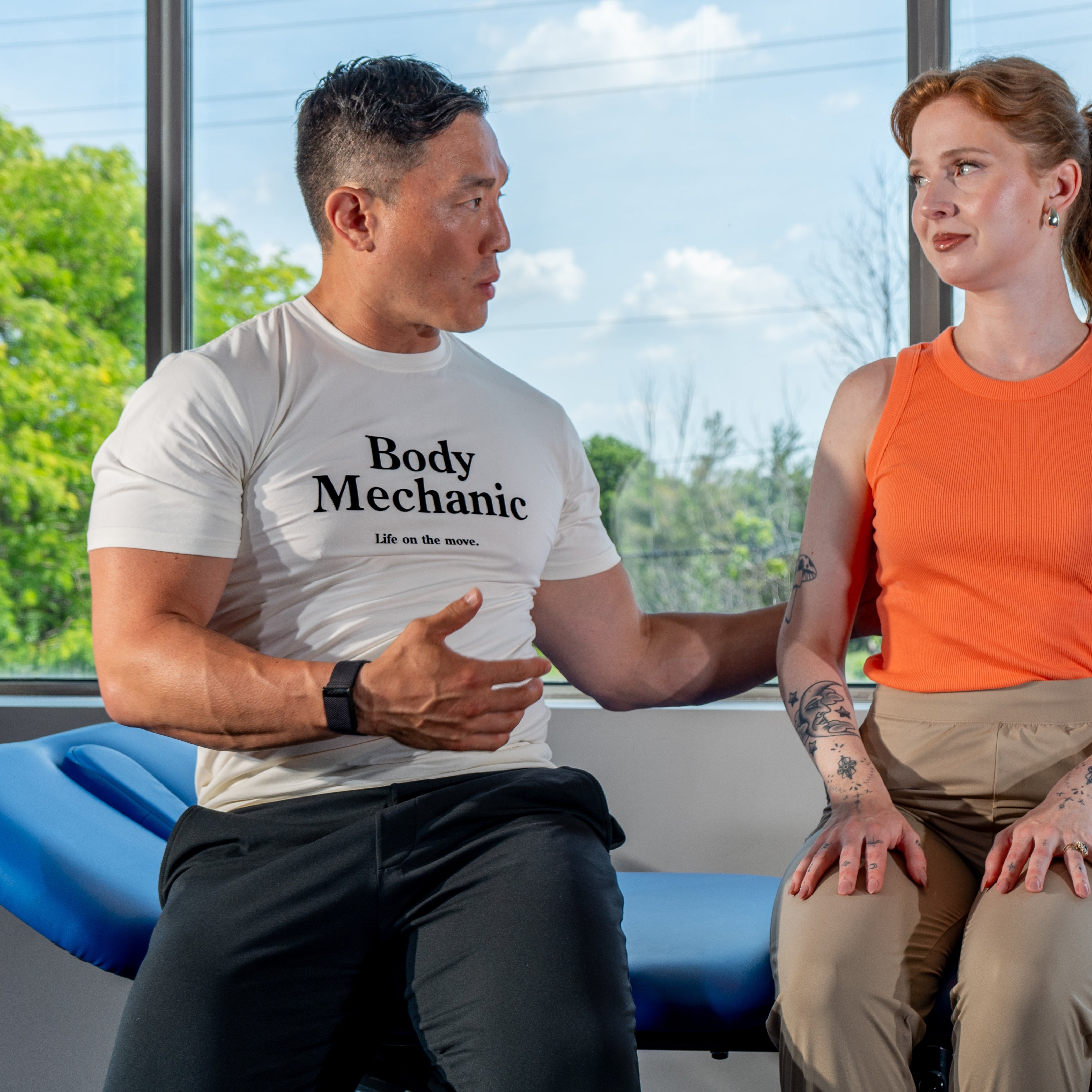 Flex Tee Bone – Body Mechanic Apparel